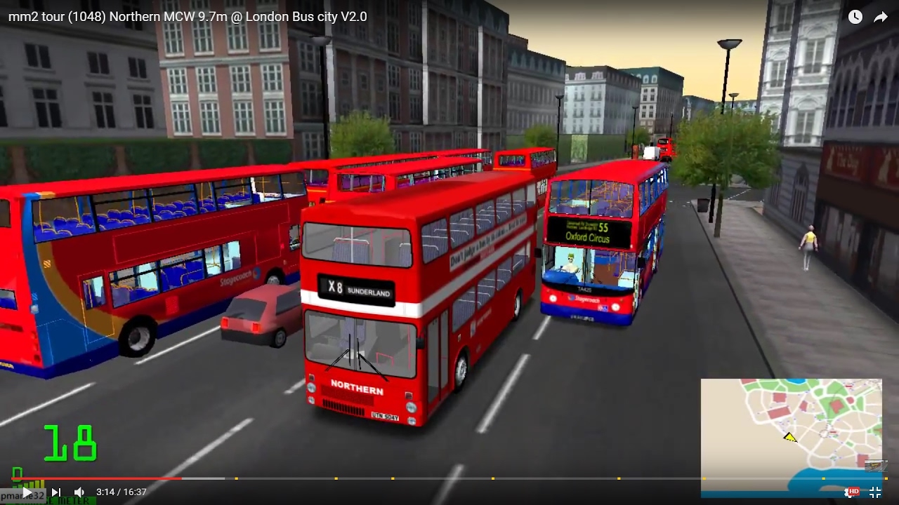 mm2 tour (1048) Northern MCW 9.7m @ London Bus city V2.0 - YouTube