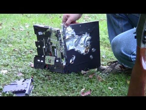 Gun vs Laptop - total destruction - YouTube