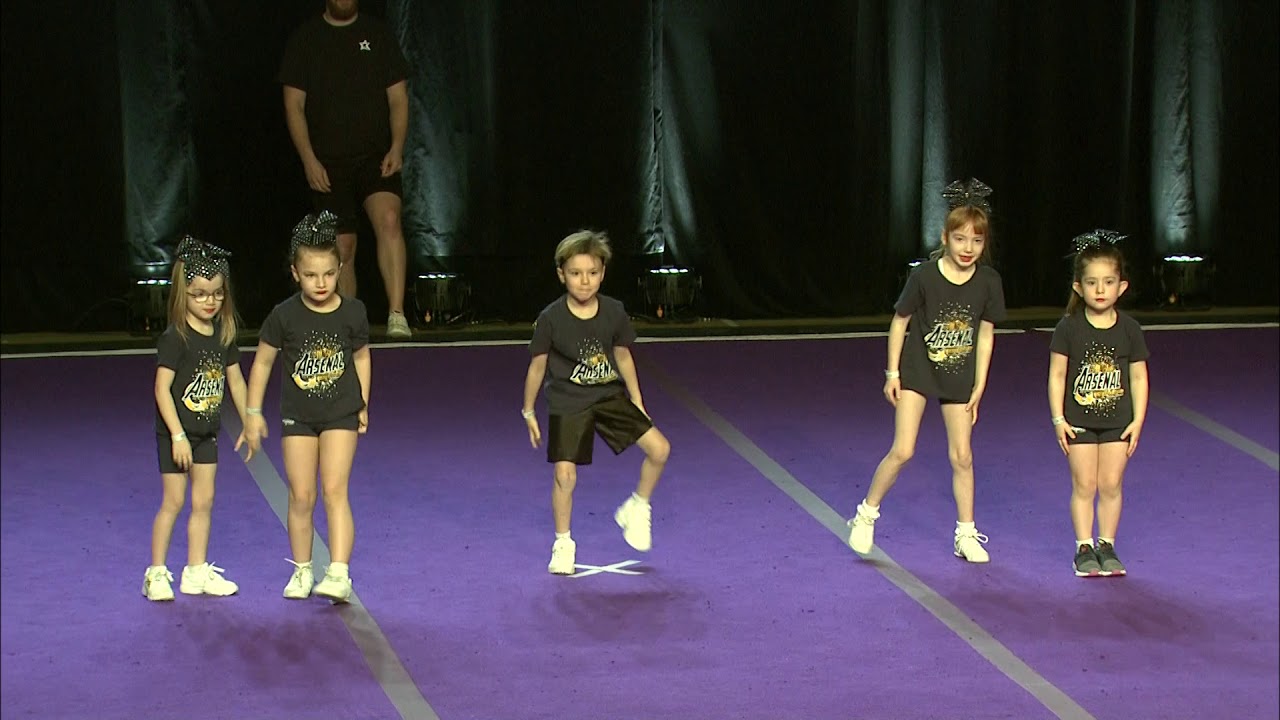 Arsenal Cheerleading Allstars Carporals Prep Tiny 1 - YouTube