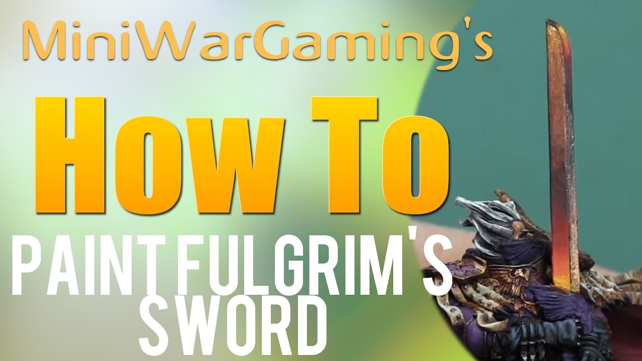 How To: Paint Fulgrim's Sword - YouTube