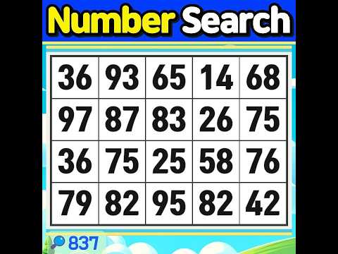 Number Search #837 Time gone never returns.【Match | brain game | puzzle 】