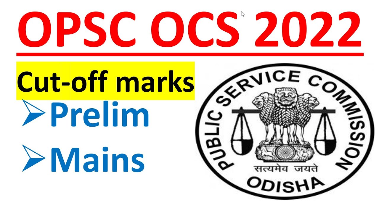 OPSC OCS 2022 // Cut-off marks // OAS Result // #vidwancompetition - YouTube