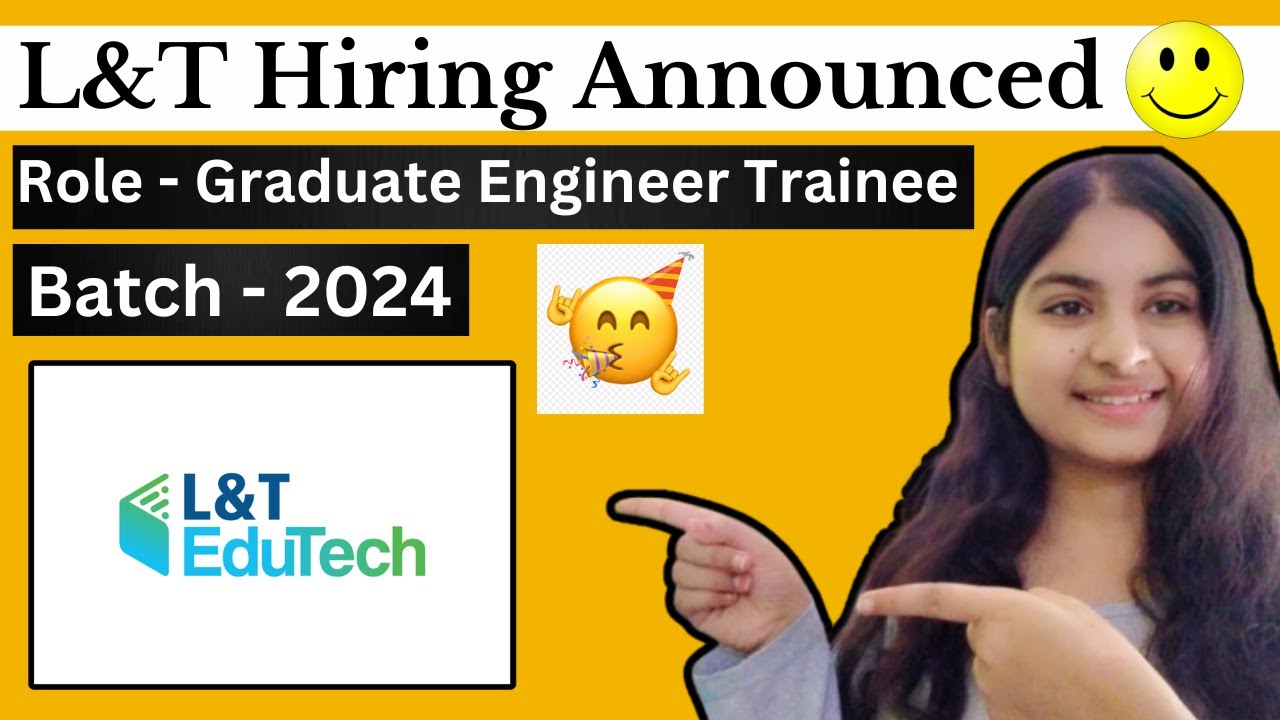 L&T Biggest Hiring | Graduate Engineer Trainee | Must Apply for these ...