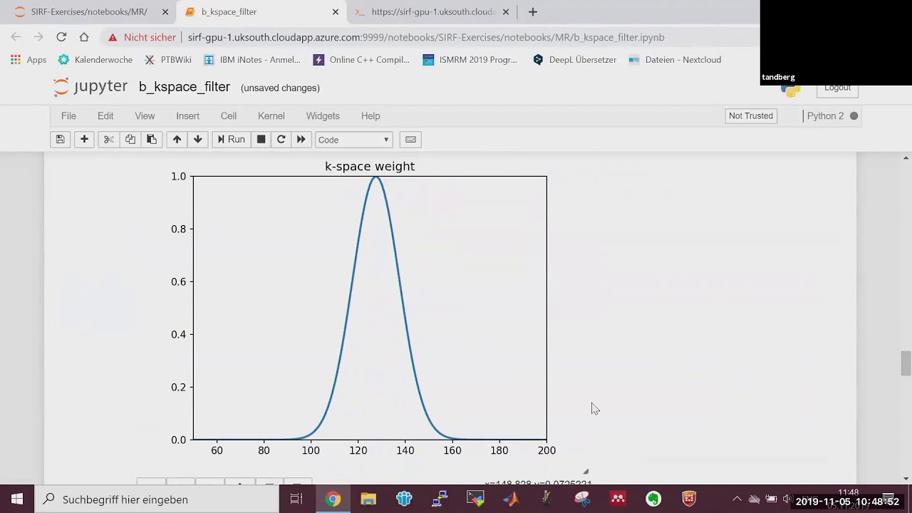 SIRF Training MR k space filter - YouTube