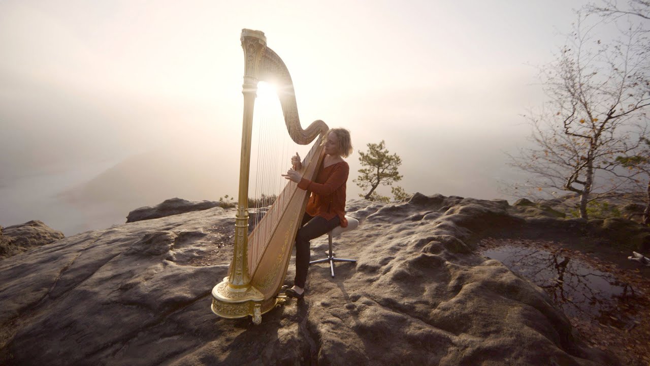 Evolution of Love | Harp & Dance | Sarah Christ, Harp - YouTube