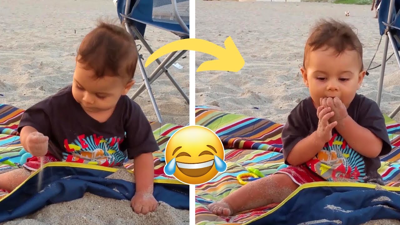 Beach Babies Ahoy! | Adorable & Funny Seaside Moments! ☀️👶 | Baby Miss ...
