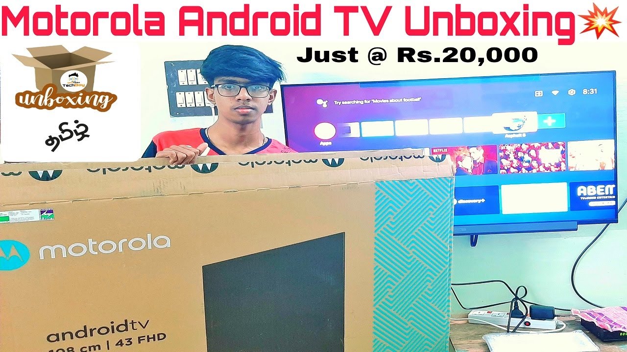 Motorola Android TV ZX(43") Unboxing | Budget TV | Review | Asphalt 8 ...
