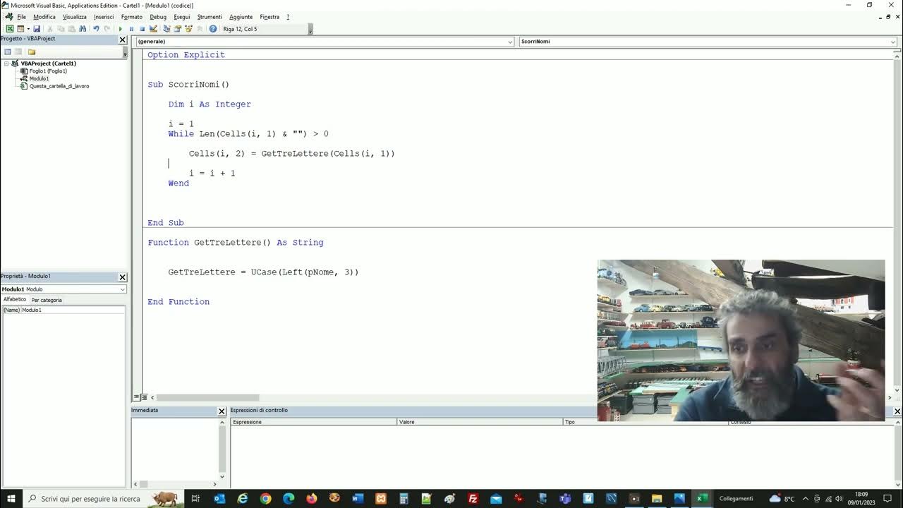 Lezione19 - Procedure, funzioni e i loro parametri. - YouTube
