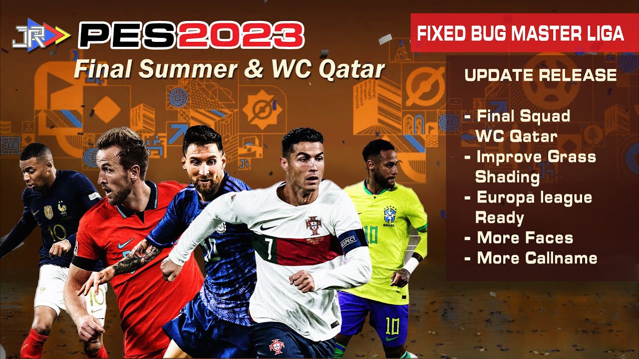 PES 2023 PS2 JRplay Fixed Master League World Cup and Final Summer ...