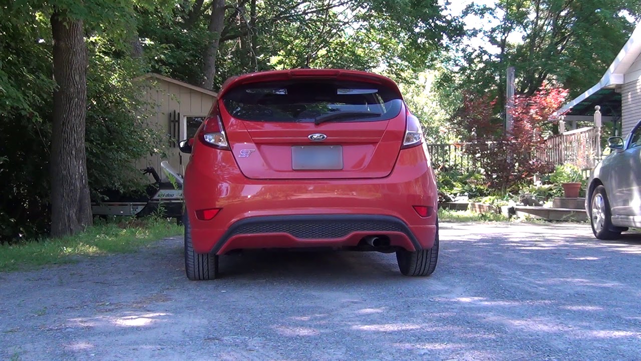 Fiesta ST - Muffler Delete + Stratified Progressive Exhaust Crackles ...