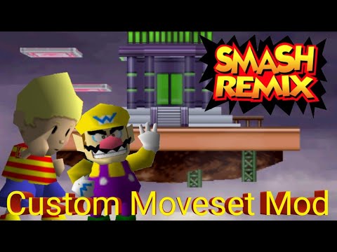 Smash Remix 64 Lucas and Wario Custom Moveset Mod - YouTube