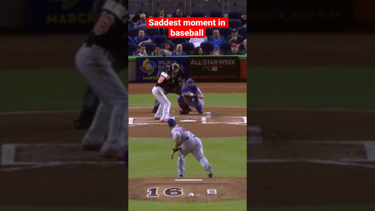 The saddest moment in baseball #baseball #mlb #sad #baseballszn - YouTube