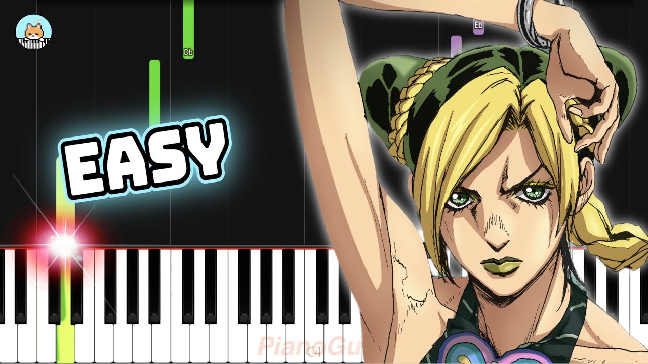 JoJo Part 6: Stone Ocean OP 2 - "Heaven's Falling Down" - EASY Piano Tutorial & Sheet Music ...