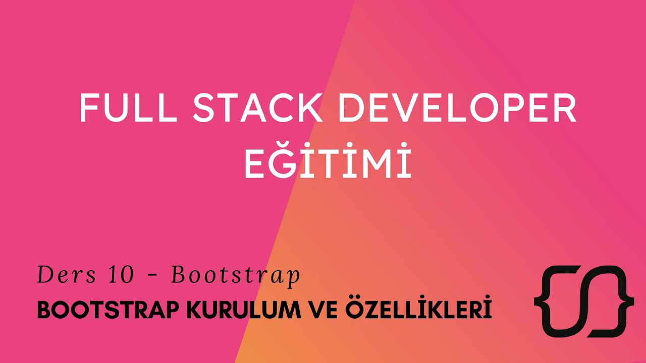 Bootstrap 5 Kurulum ve Özellikleri - Ders 10 - YouTube