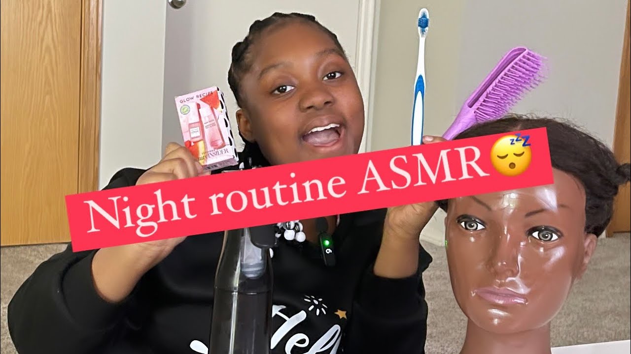 DOING BEDTIME SKINCARE! (ASMR ROLEPLAY) - YouTube