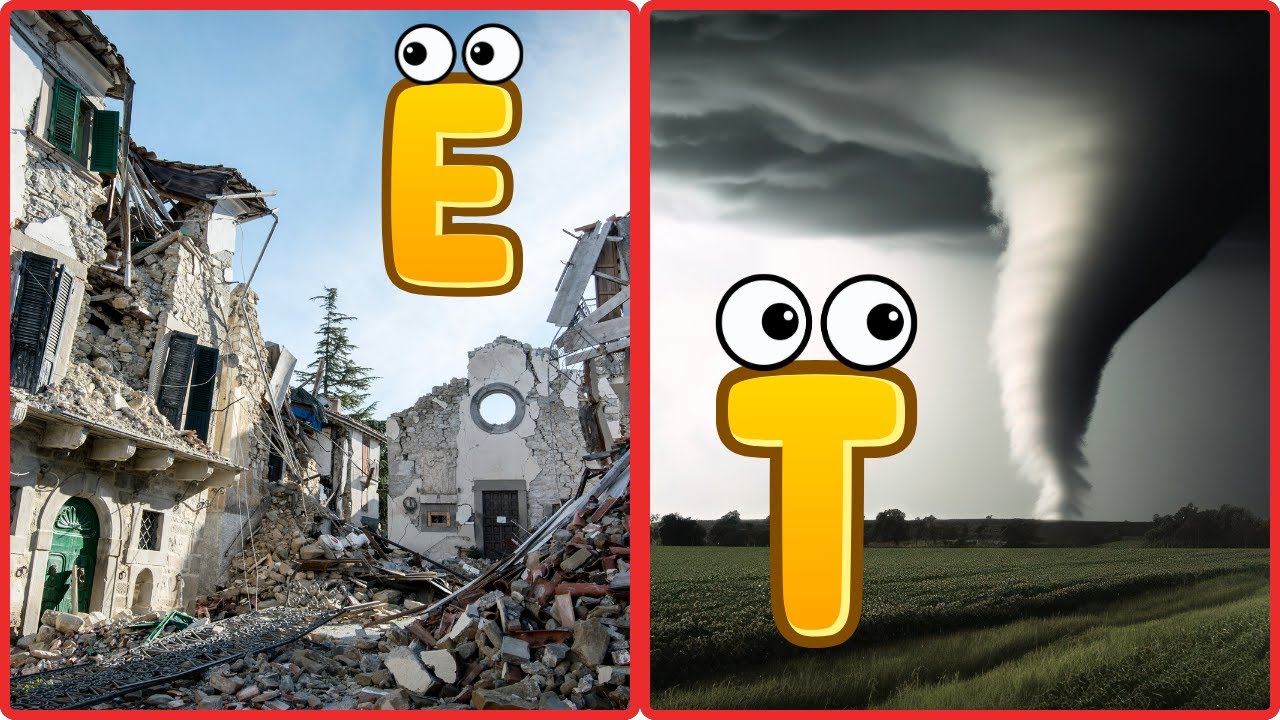 ABC Natural Disasters Song for Kids 🌪️ Learn A to Z Disasters with Fun ...