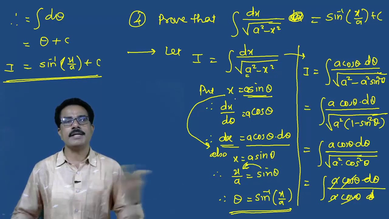 Integration | Some Special Forms of Integrals | Lect.-20 | Dr.S.S ...