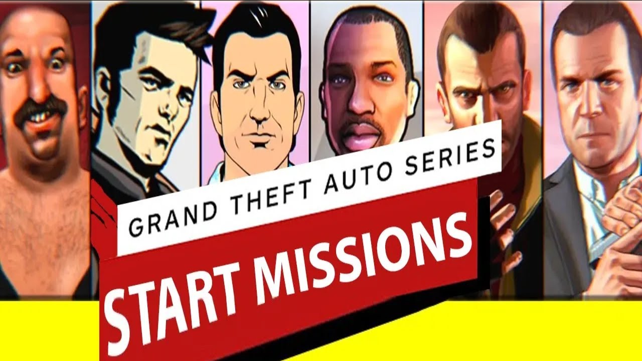 Every GTA First/Intro Missions 1997 to 2013 - YouTube