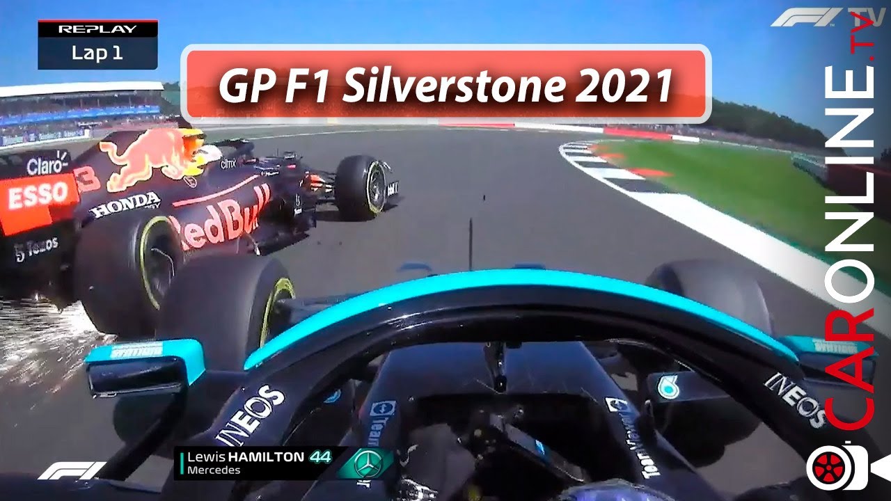 ACIDENTE entre Max e LEWIS em SILVERSTONE dá POLÉMICA! [Live F1 Podcast ...