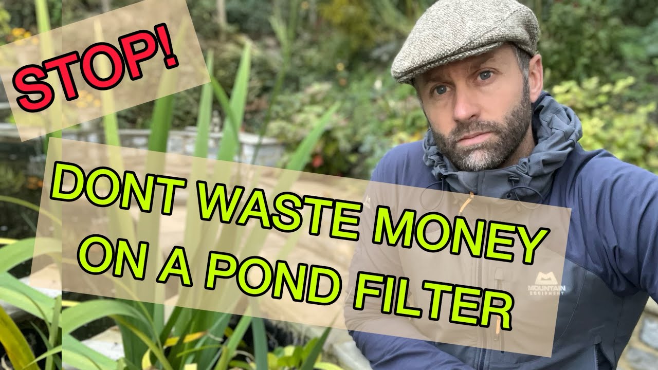 DIY KOI POND FILTER SYSTEM || cheap and easy || crystal clear water ...