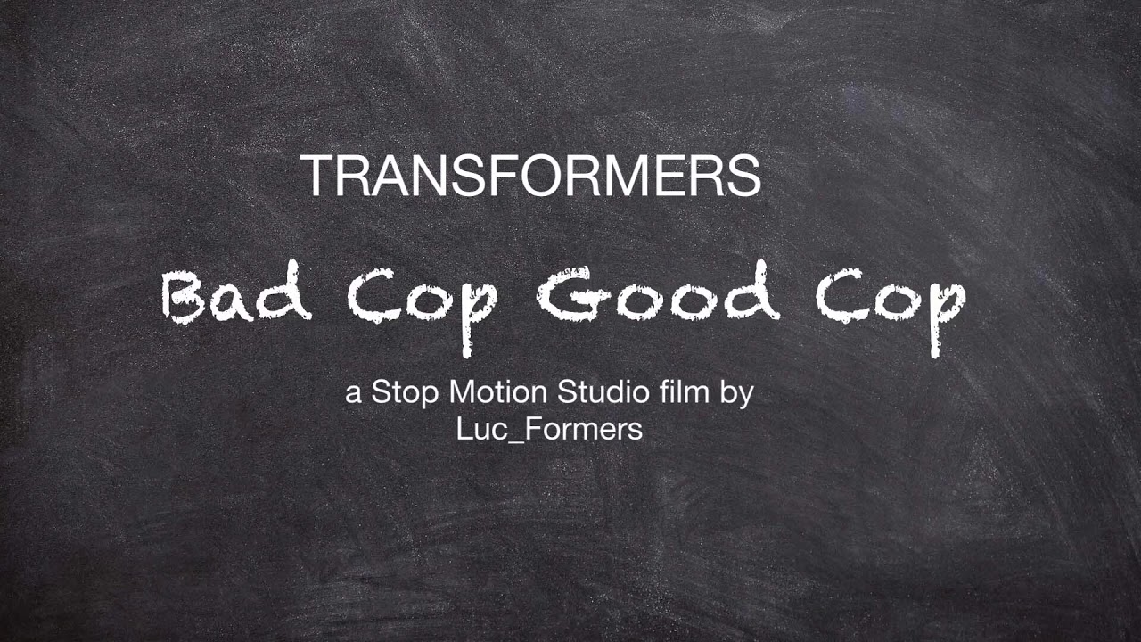 Transformers Stop Motion - Good Cop Bad Cop (Barricade and Prowl) - YouTube