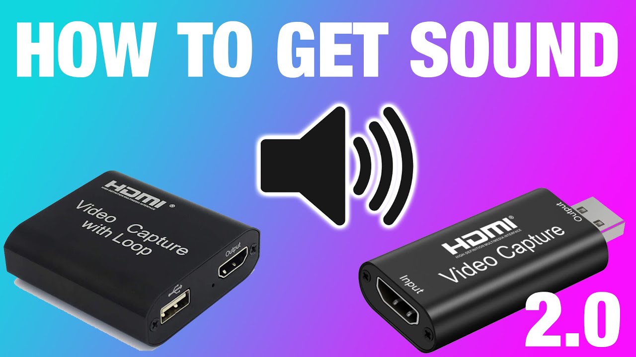 *REVISED* HOW TO GET SOUND FROM CHEAP HDMI CAPTURE CARD / $15 DOLLAR ...