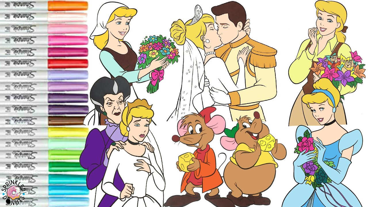 Cinderella Evil Stepmother Coloring Pages
