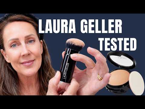 What does Laura Geller Balance n Brighten Really look like on MATURE Skin?