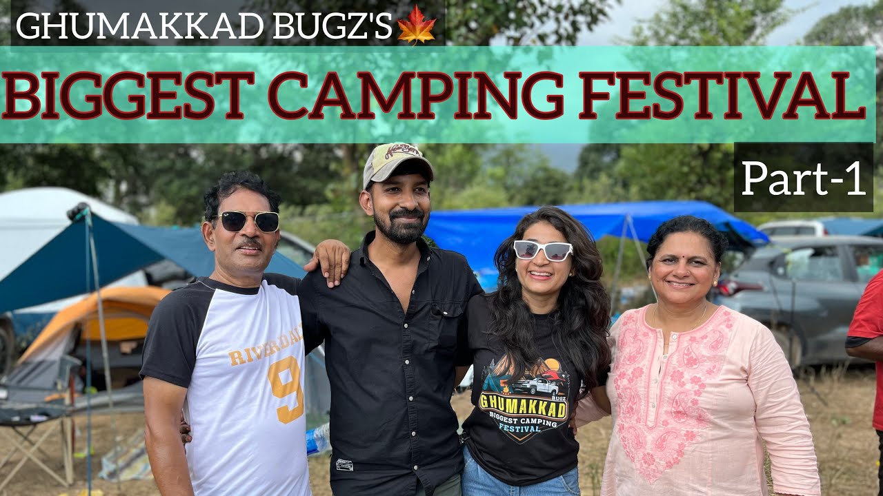 BIG DHAMAAL IN BIGGEST CAMPING FESTIVAL ORGANISED BY GHUMAKKAD BUGZ AT DHARMSHALA IN H.P. VLOG ...
