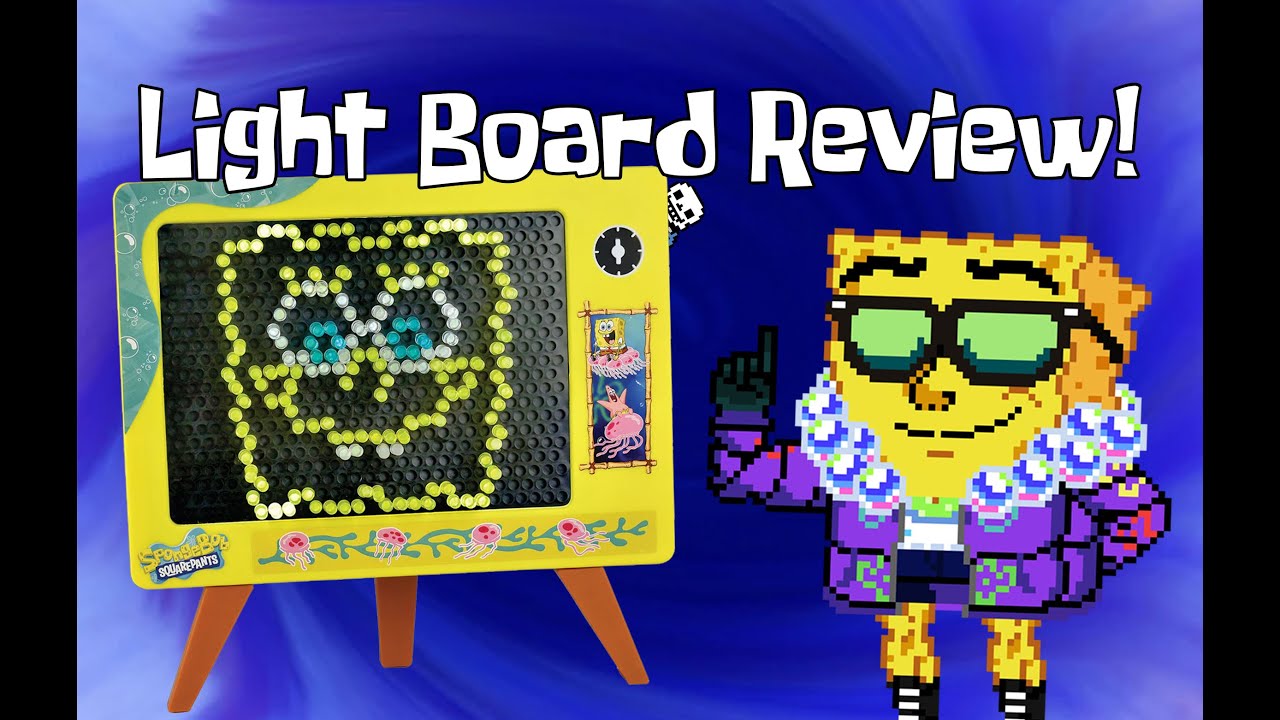 SpongeBob Light Board Review! - YouTube