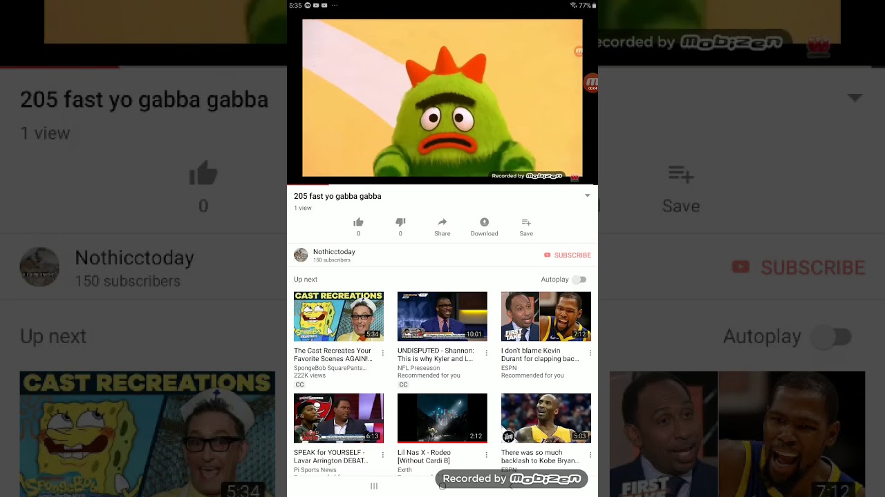 Yo gabba gabba 205 remix Very FAST TRY TO KEEP UP WITH IT IF YOU CAN ...