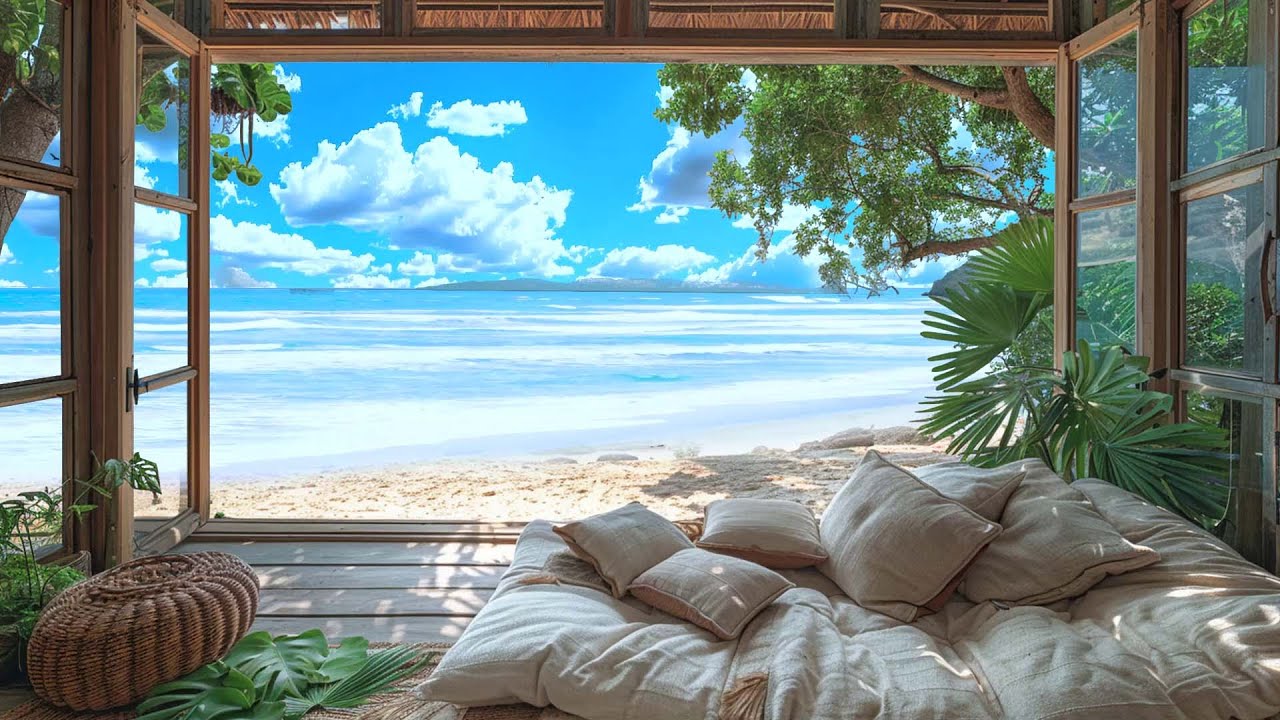 Enhance Relaxation with Ocean Waves ASMR | Cozy Seaside Room Ambience for a Better Night’s Sleep ...