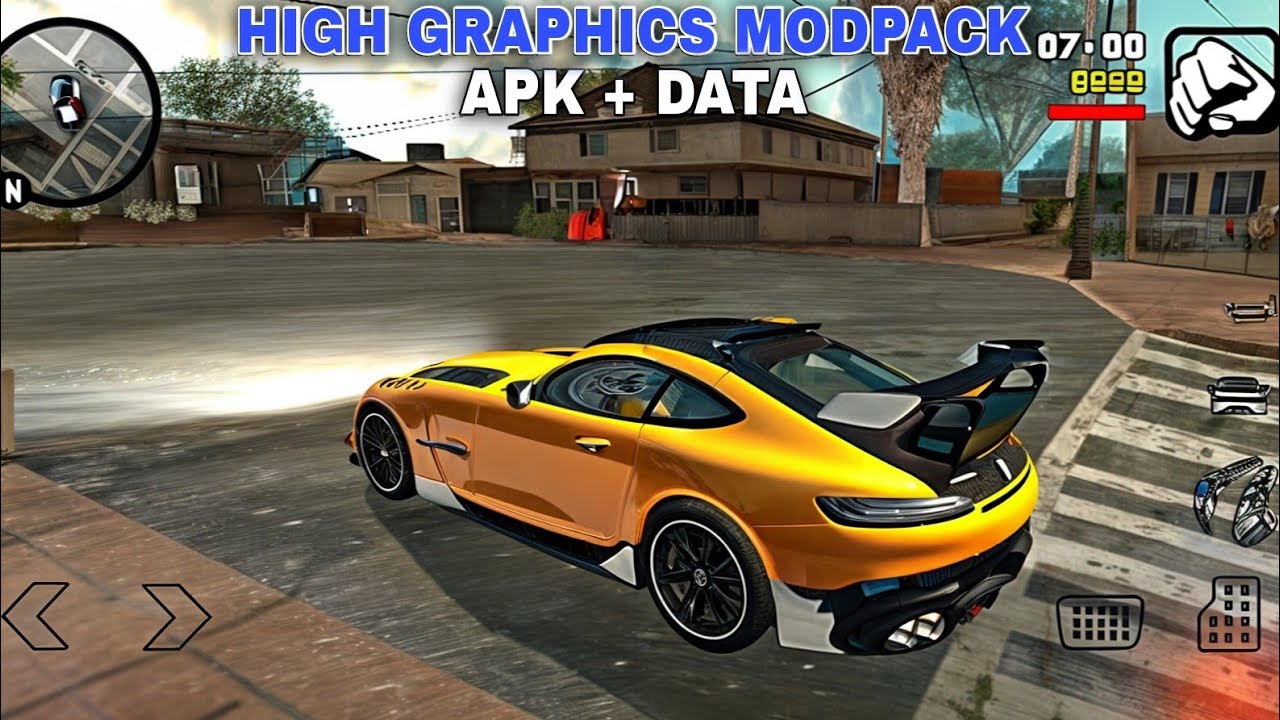 GTA San Andreas High Graphic Mod Android | Like PC | GTA SA ANDROID ...