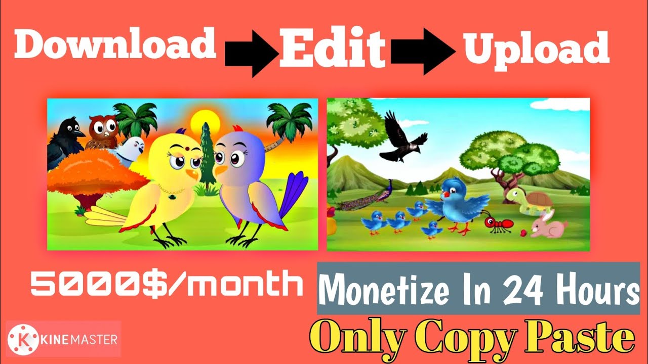 $900😱 How to create Animated video | Upload Animated video On YouTube ...