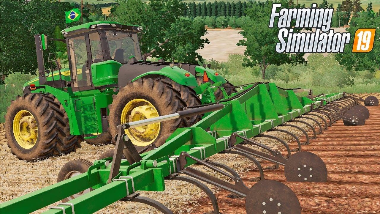 COLOQUEI UM ARRADO GIGANTE NO JOHN DEERE 9R || AGRONÓPOLIS || FARMING ...