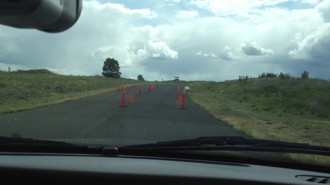 Crown Victoria in EVOC Training - YouTube