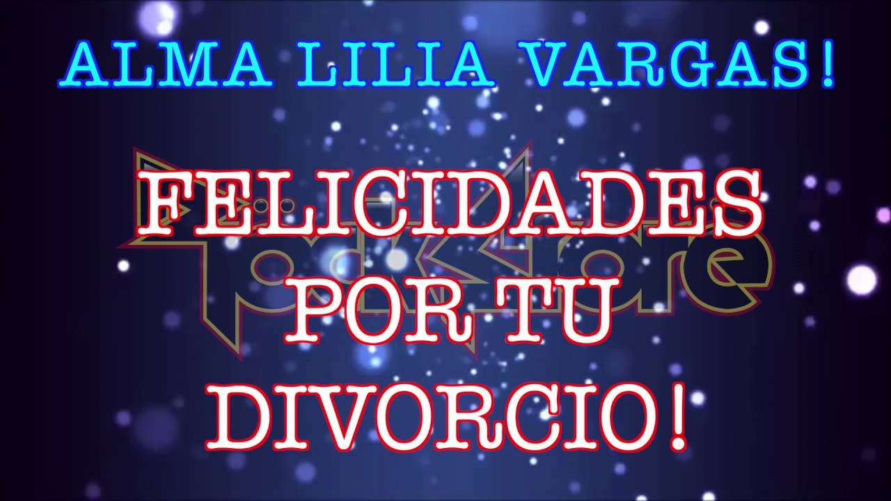 ALMA FELIZ DIVORCIO! - YouTube