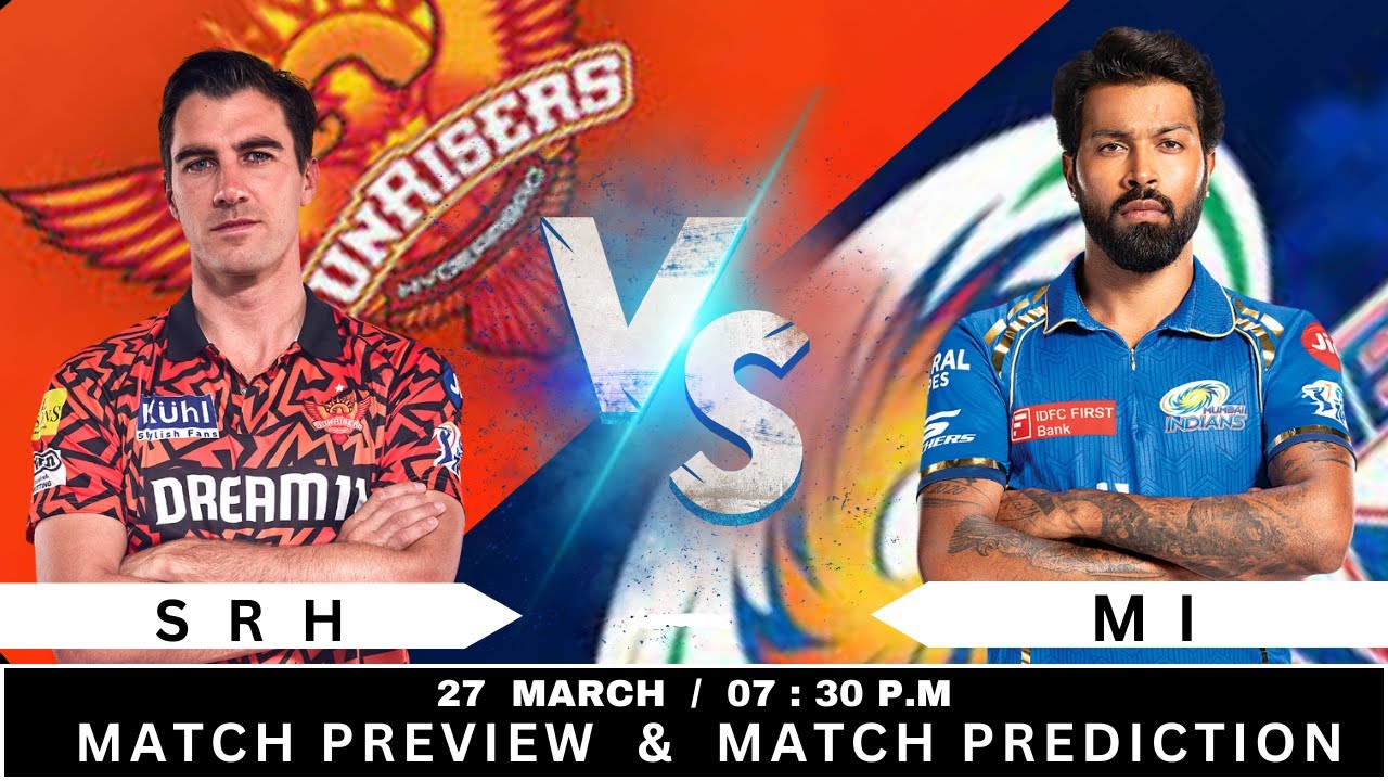 SRH vs MI Today Match Winner Prediction | SRH vs MI Match Prediction ...