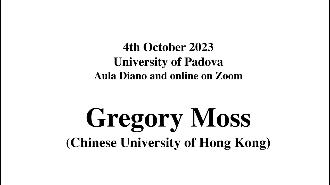hegelpd prize 2022: Book Discussion with Gregory Moss - YouTube
