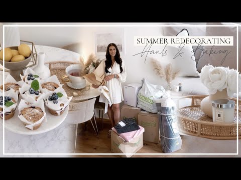REDECORATING OUR HOME | Home Vlog | Dunelm haul & Baking blueberry ...