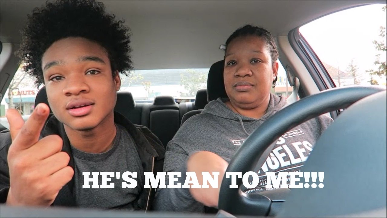 MY SON IS MEAN TO ME!!! - YouTube