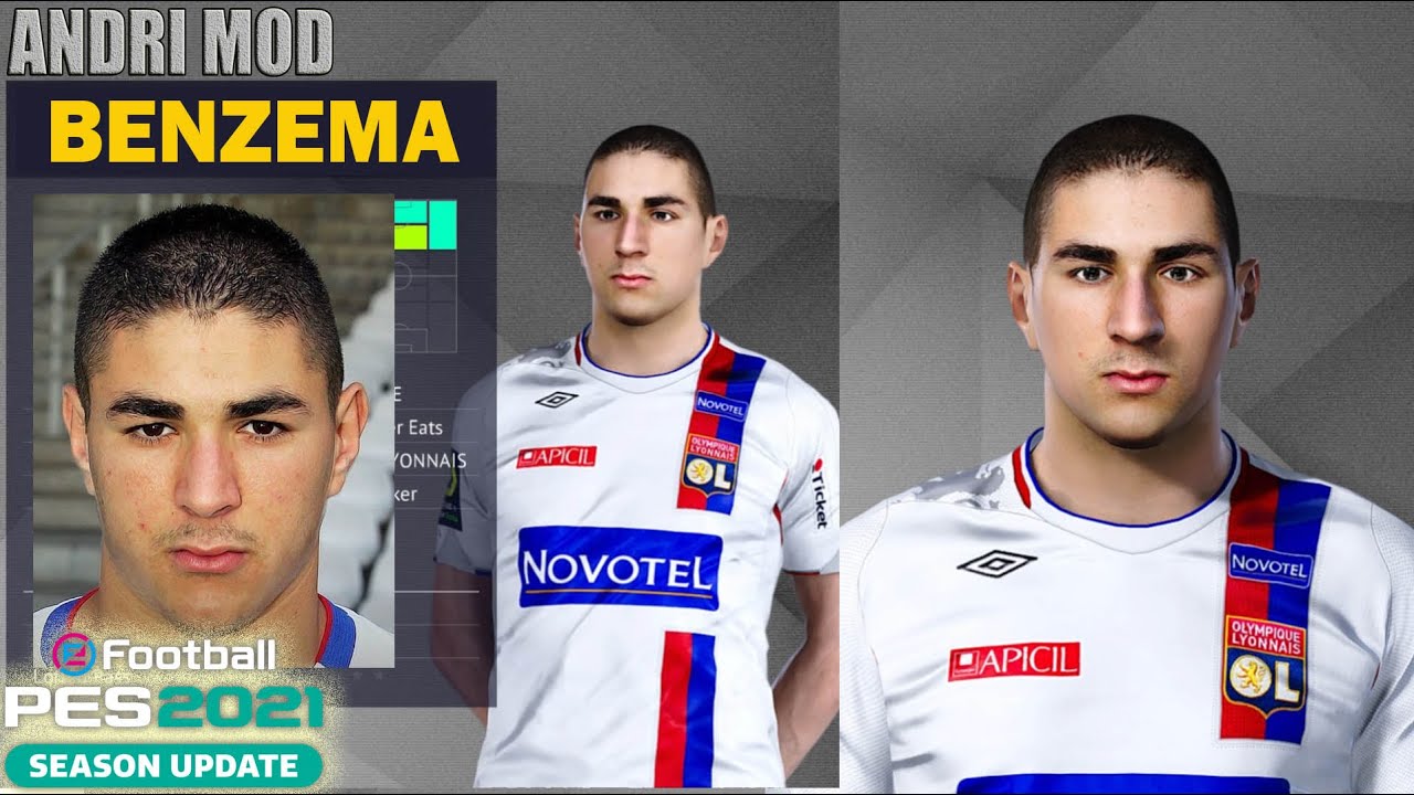 PES 2021 - PREVIEW ORDER FACE YOUNG BENZEMA - YouTube