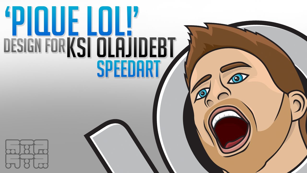 'Pique LOL' Design for KSI - Speedart - YouTube