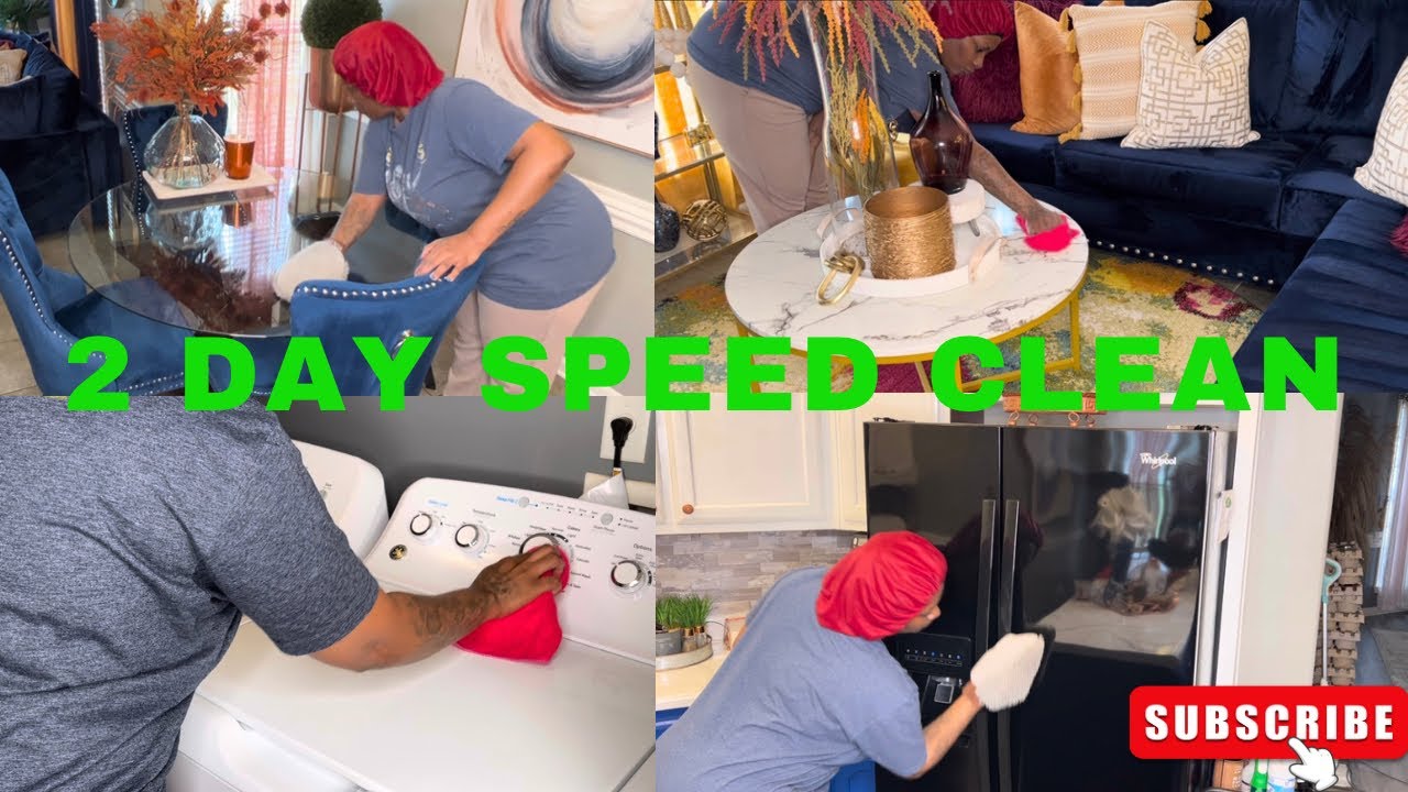 SPEED CLEAN/2 DAY TOUCH & GO CLEAN/ CLEANING MOTIVATION #speedcleaning ...