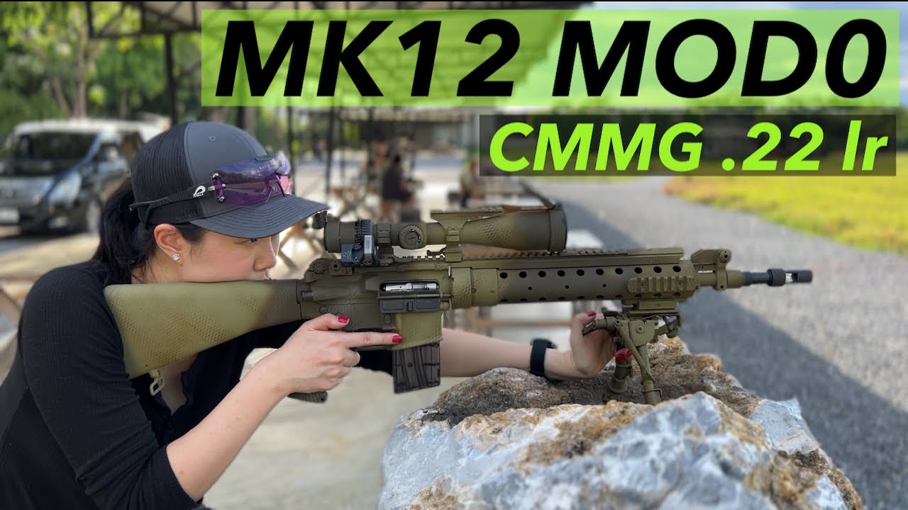 Lady Sharpshooter EP.62 | Challenge .22lr ระยะ 400m [CMMG.22lr MK12 ...