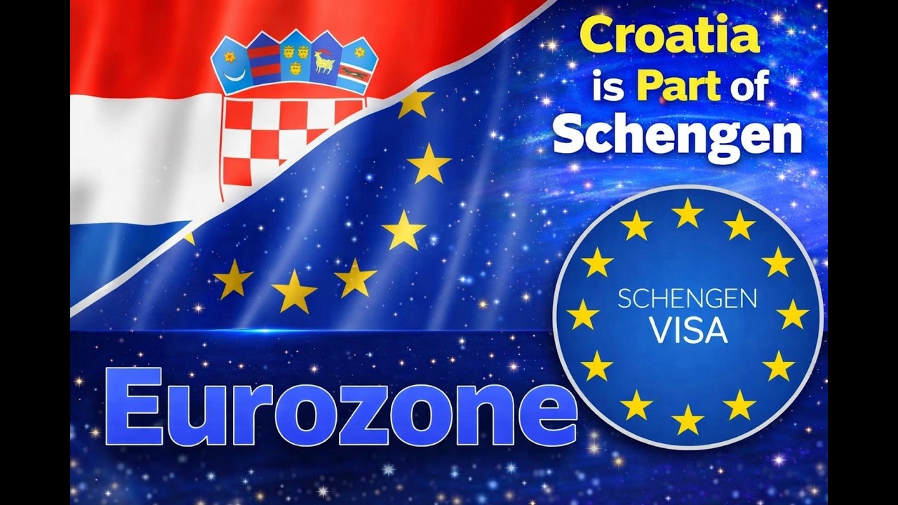 CROATIA JOINS EUROZONE AND SCHENGEN AREA / Watch for an essential update until the end. # ...