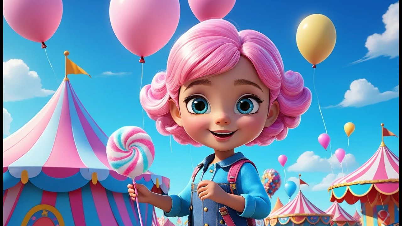 Cotton Candy, Sweet and Light Delight | Fun Candy Song for Kids ...