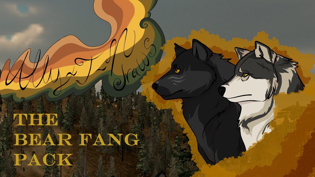 Drawing the Bear Fang Pack! | WolfQuest Speedpaint - YouTube