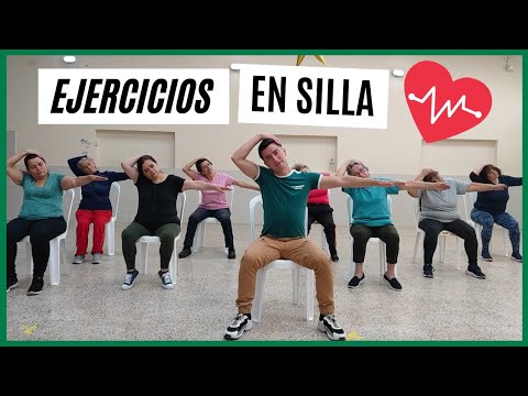 Rutina de ejercicios en SILLA / Adultos mayores / Movilidad