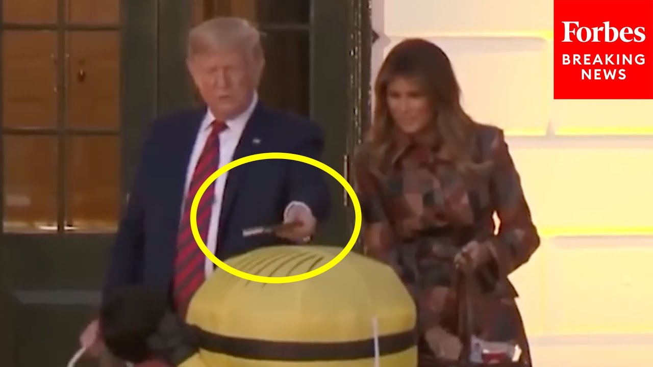 VIRAL MOMENT FLASHBACK: Trump Puts Candy On Minion's Head During White ...